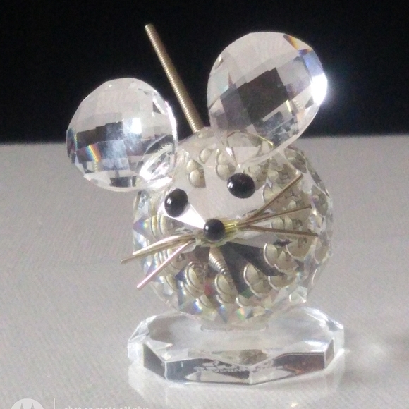 Swarovski | Accents | Swarovski Retired Vintage Adorable Crystal Mouse ...